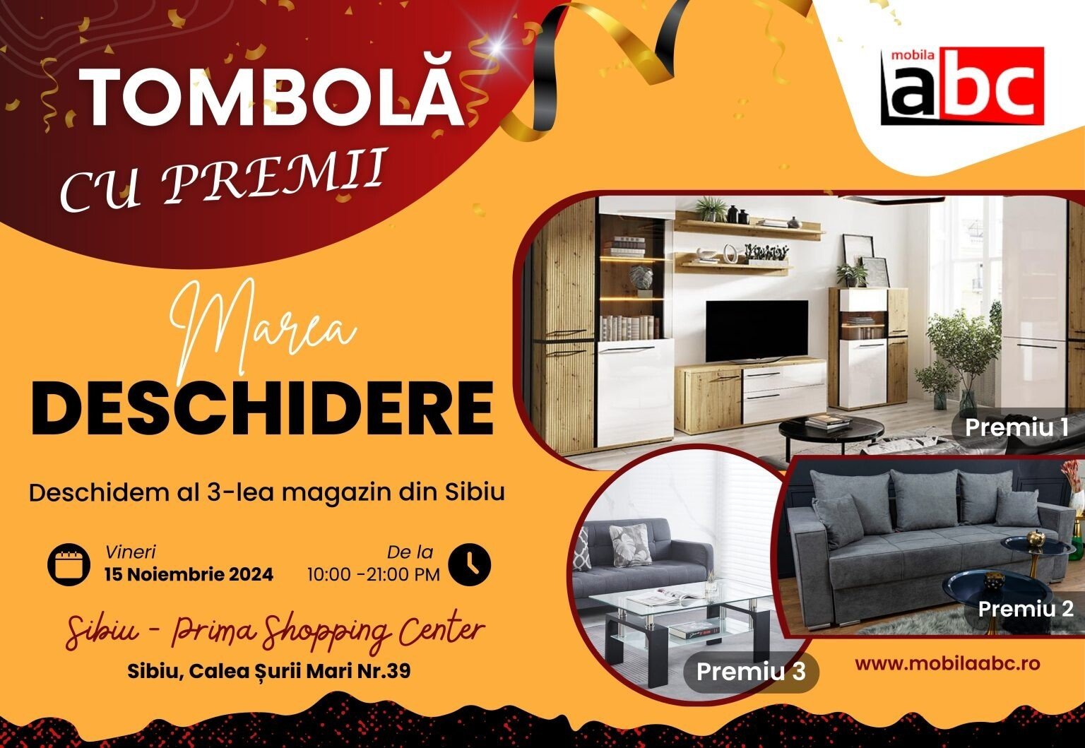 Mobila ABC deschide noul showroom în Sibiu. Marea inaugurare pe 15 noiembrie! - Sibiu Independent