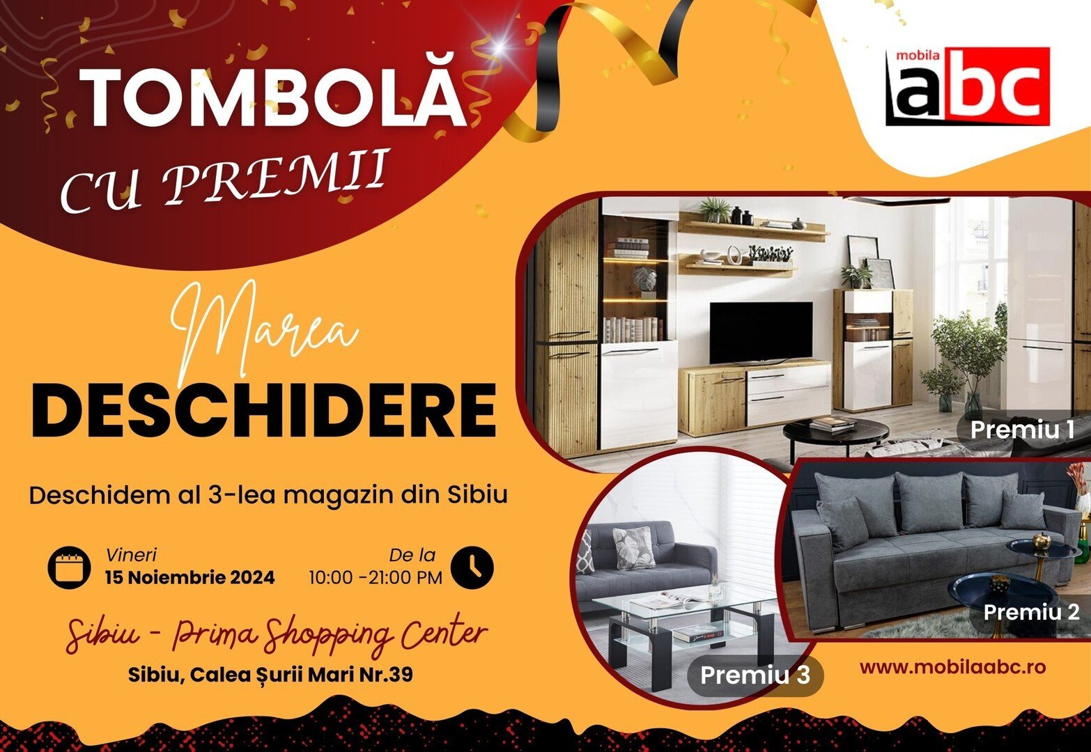 Mobila ABC deschide noul showroom în Sibiu. Marea inaugurare pe 15 noiembrie! - Sibiu Independent