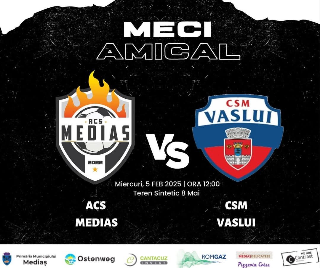 Un nou amical pentru ACS Mediaș - Sibiu Independent