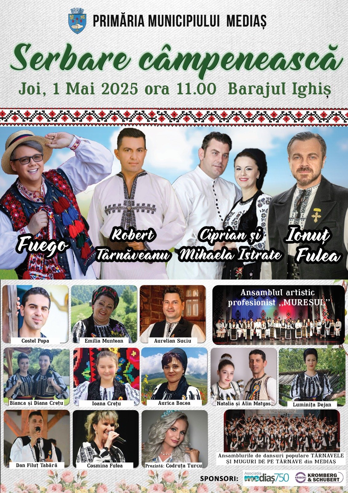 1 Mai Mediaș 2025: Fuego și Serbare Câmpenească la Ighiș