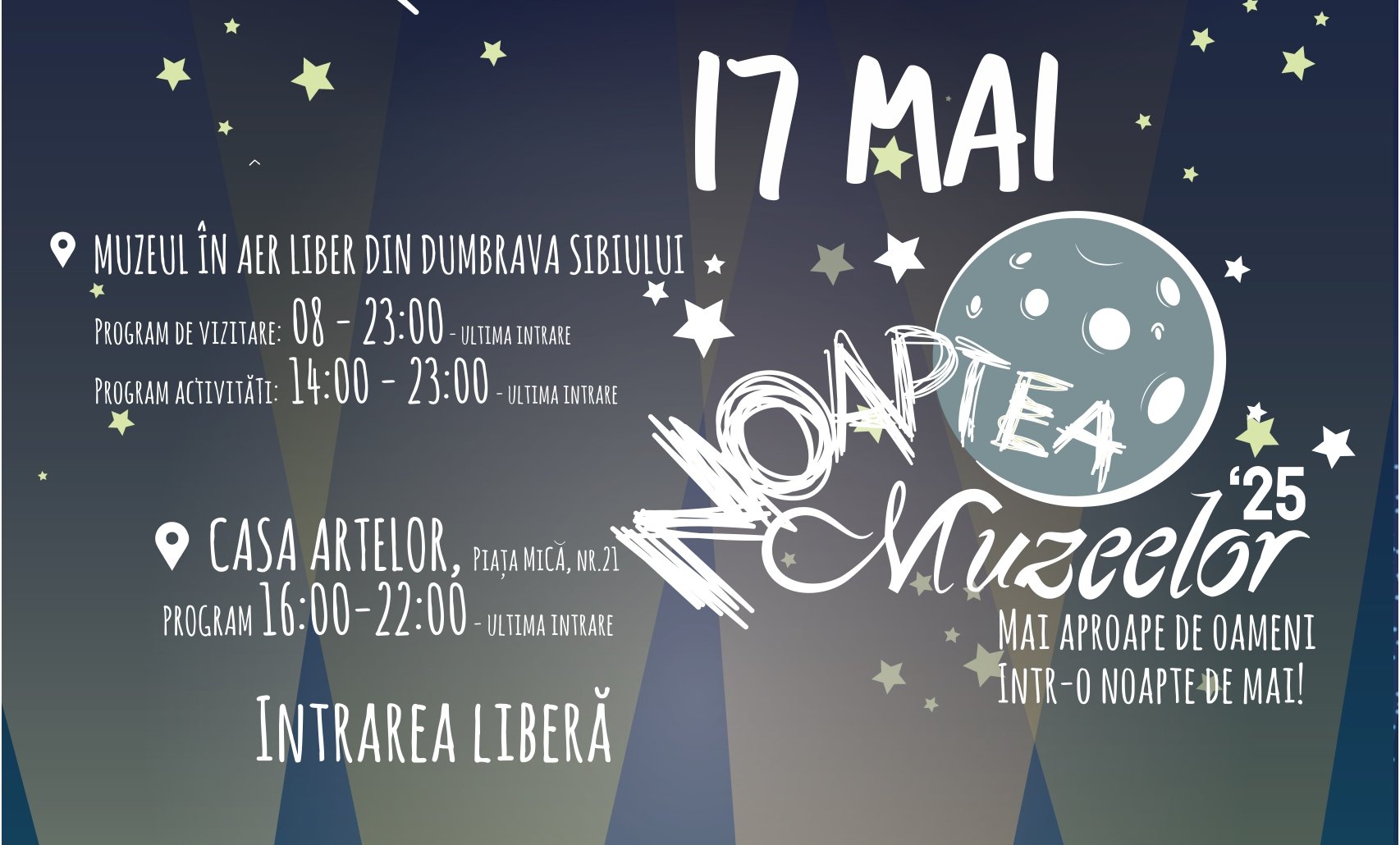 Descoperă Noaptea Muzeelor 2025 la Muzeul Astra Sibiu